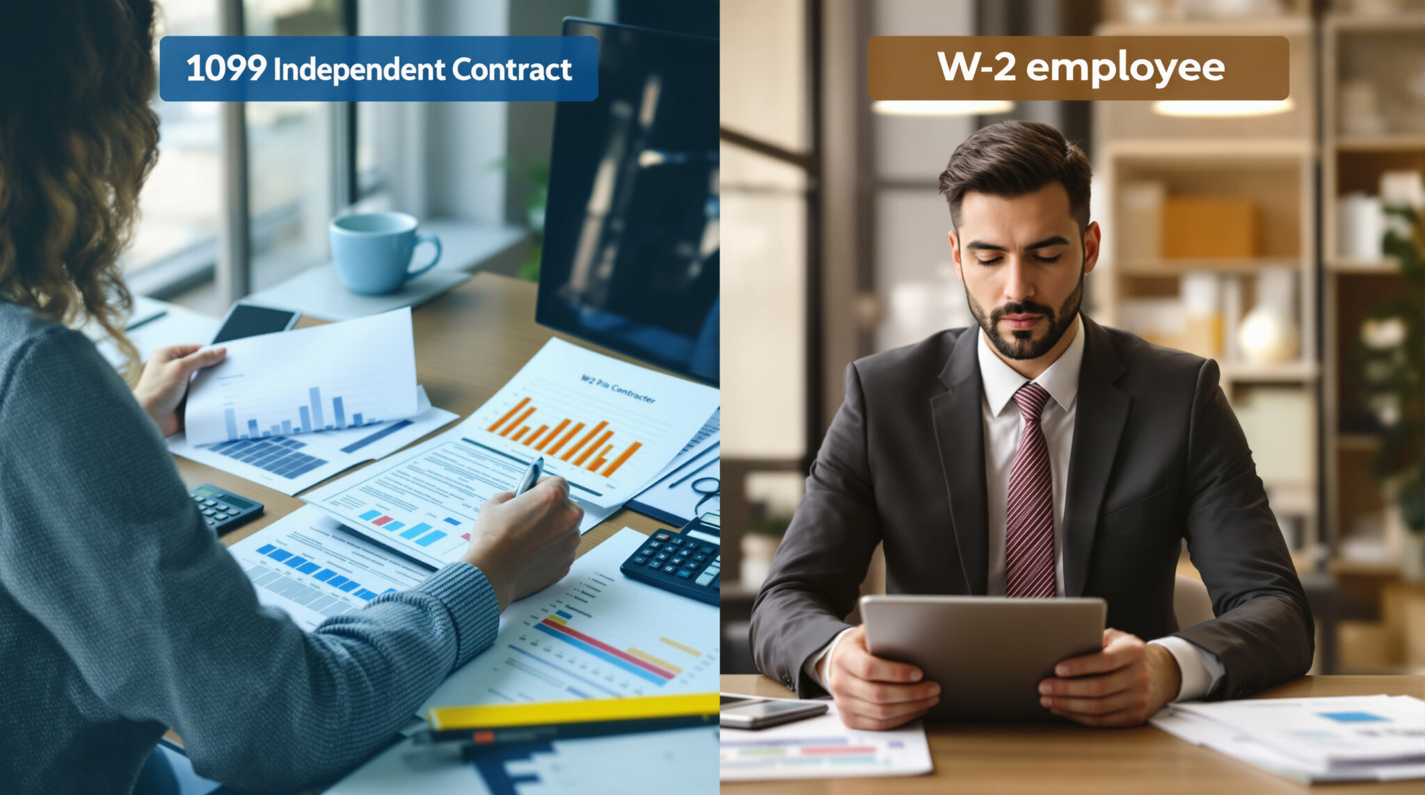 1099 vs W-2 Tax: Complete Guide for 2025 Workers